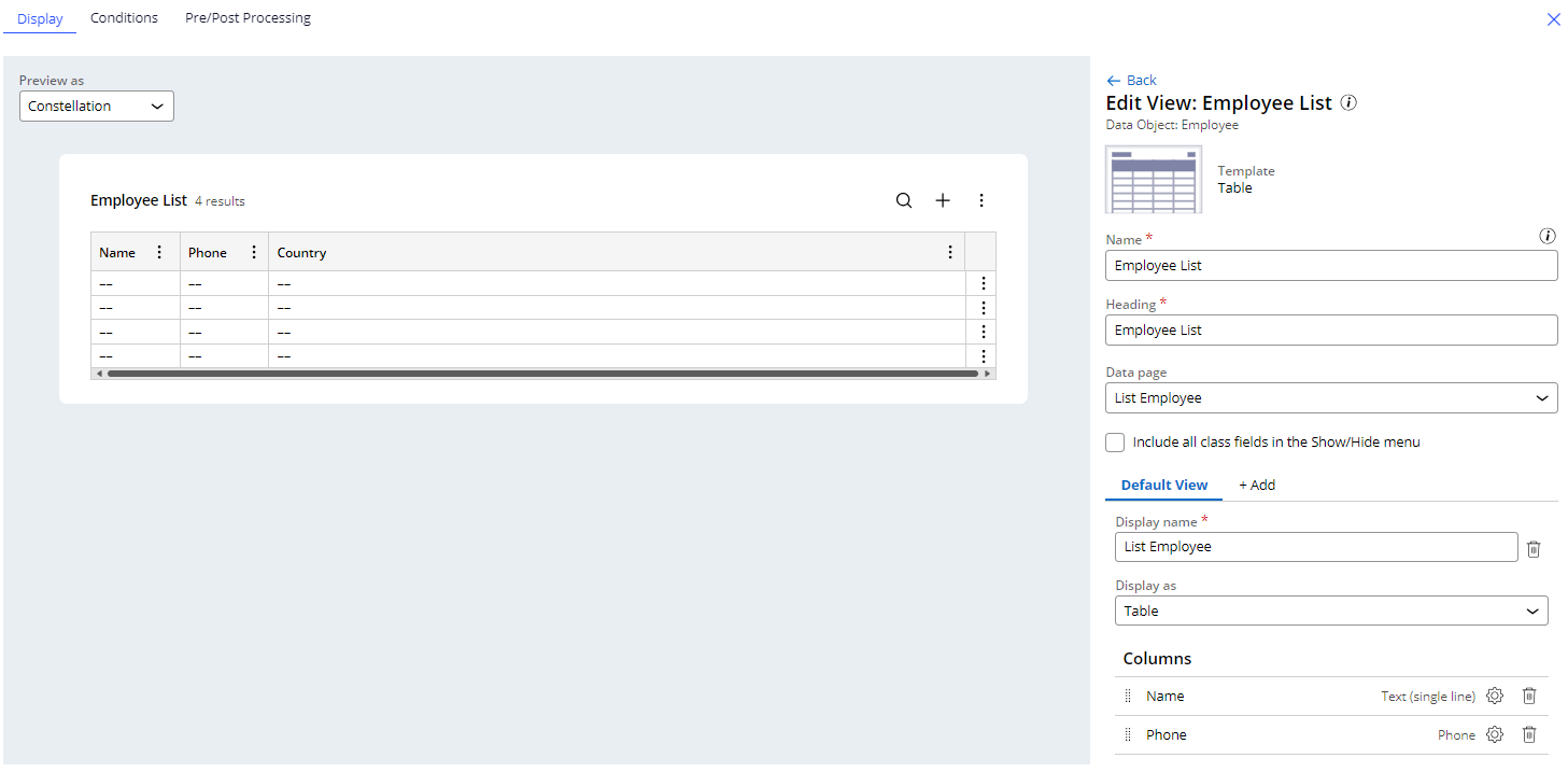 How to enable validation inside a Add/Edit Modal view (Constellation) | Support Center